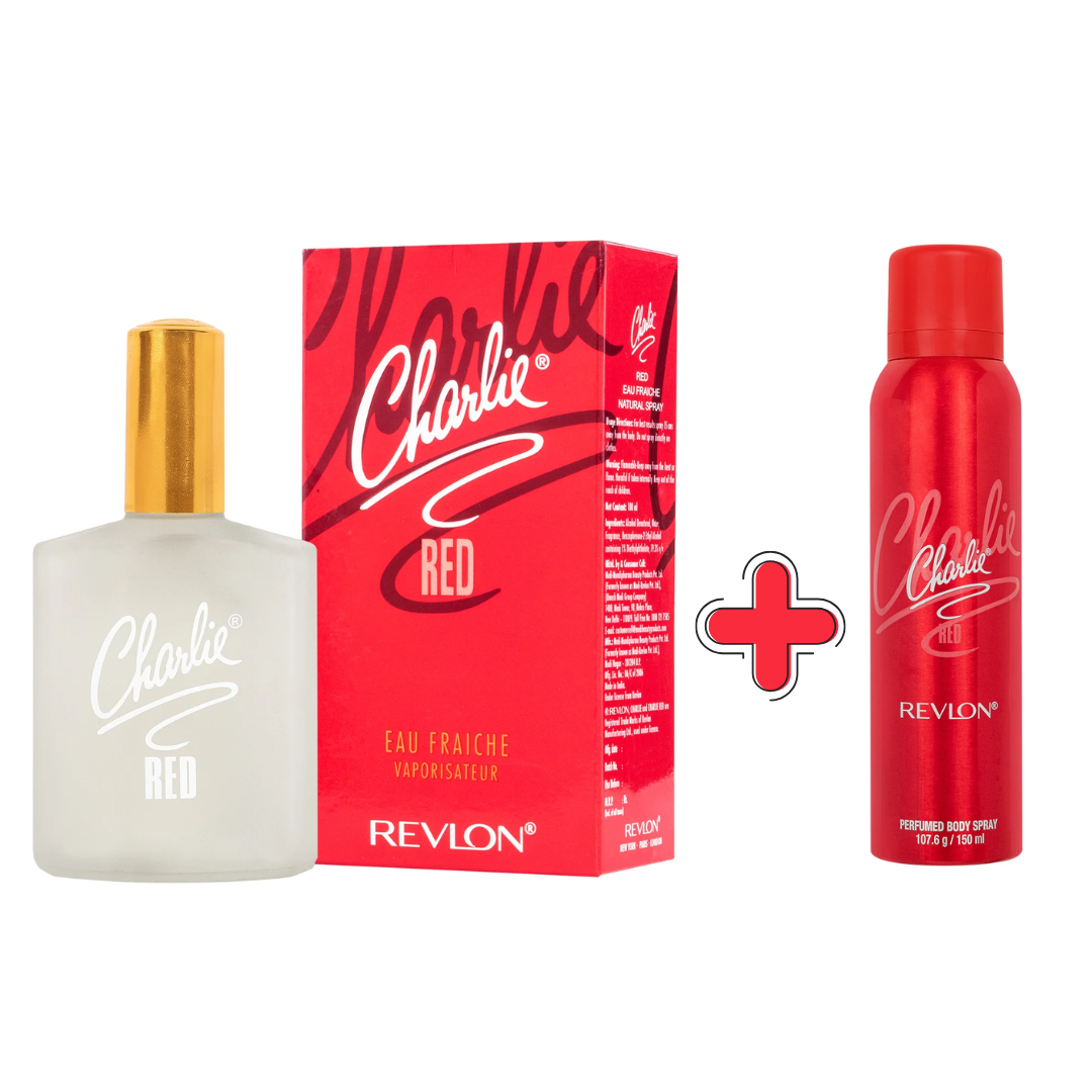 Charlie Red Eau Fraiche Natural + Charlie Red PBS Body Spray Online ...